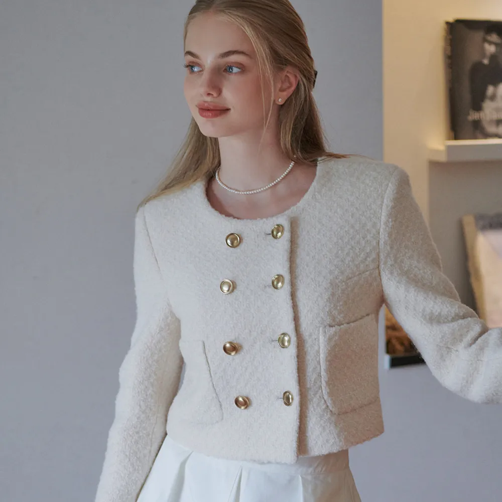 Urbane wool tweed jacket (cream) - 감도 깊은 취향 셀렉트샵 29CM