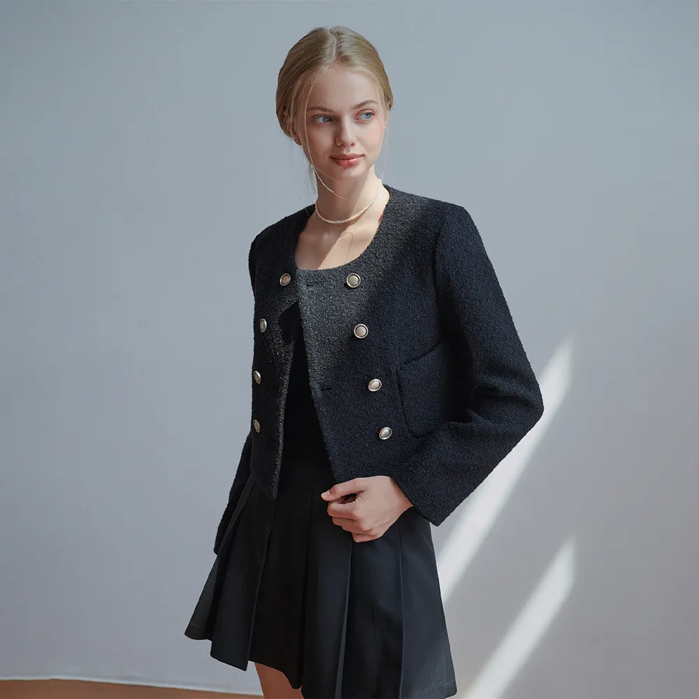 Urbane wool tweed jacket (black) - 감도 깊은 취향 셀렉트샵 29CM