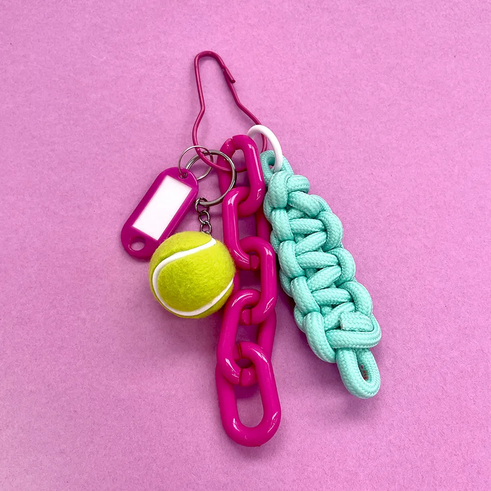 [BY삿치] MT KNOT TENNIS CHARM 민트 빅매듭 테니스 백참 - 감도 깊은 취향 셀렉트샵 29CM