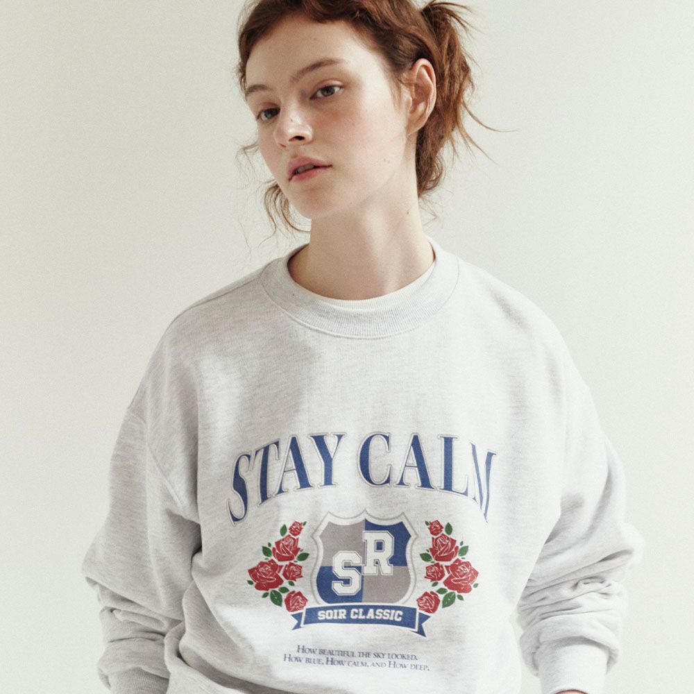 STAYCALM SWEATSHIRT - LIGHT GREY - 감도 깊은 취향 셀렉트샵 29CM
