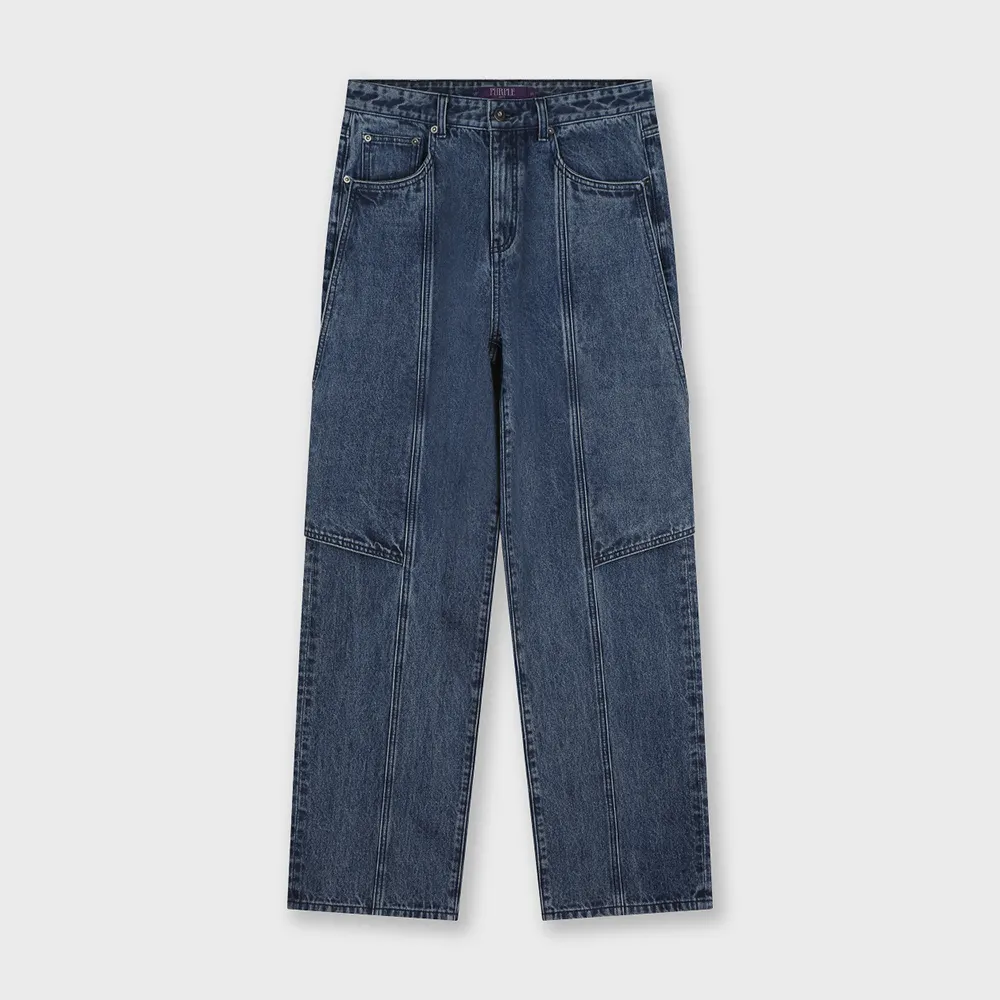 BIG FRONT PANELS JEANS BLUE - 감도 깊은 취향 셀렉트샵 29CM