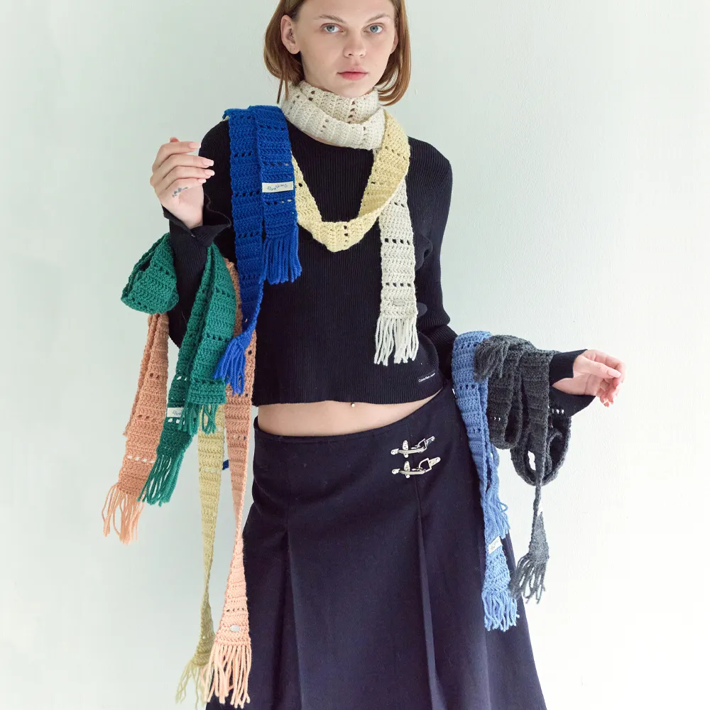 No.188 / Lily 100% Organic Wool Skinny Muffler _ 7color - 감도 깊은 취향 셀렉트샵 29CM