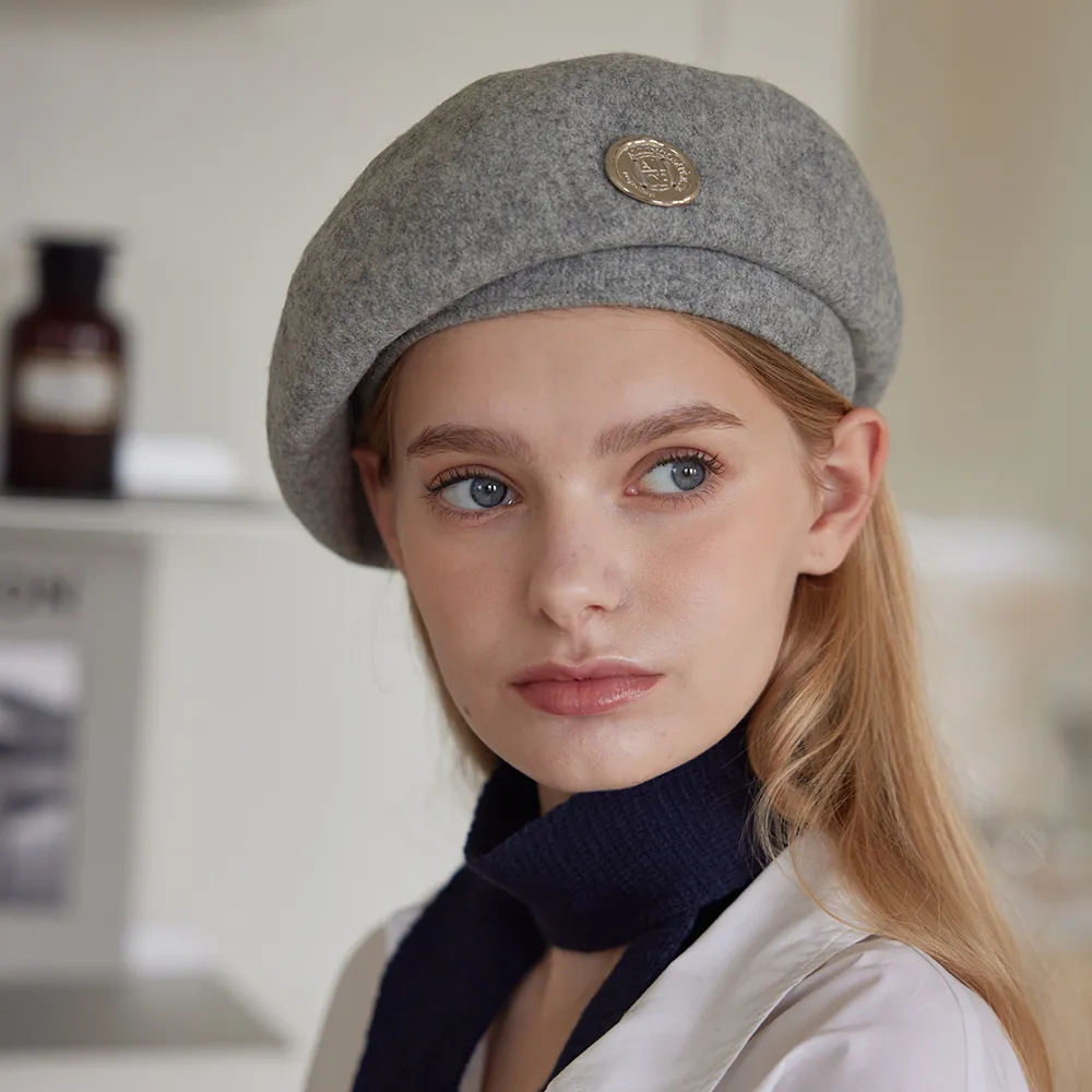 Seal Stamp Beret (4 Colors) - 감도 깊은 취향 셀렉트샵 29CM