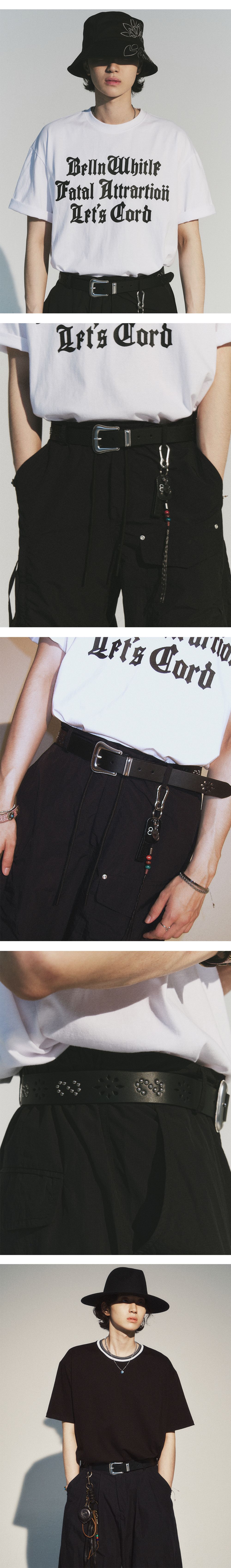 WAVE STUD PUNCHING BELT_BK - 감도 깊은 취향 셀렉트샵 29CM