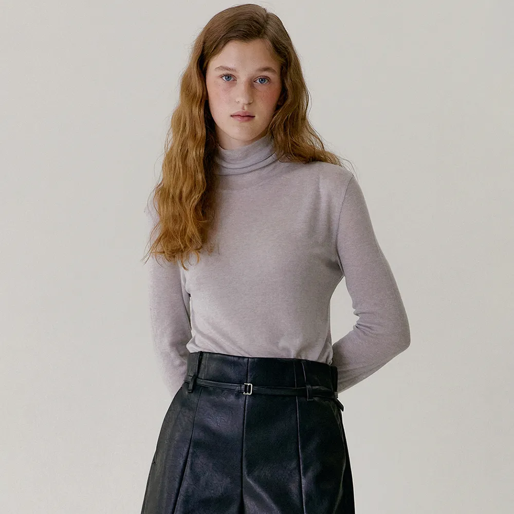 [25FW재입고] ERICA sheer wool turtle neck_Light melange grey - 감도 깊은 취향 셀렉트샵 29CM