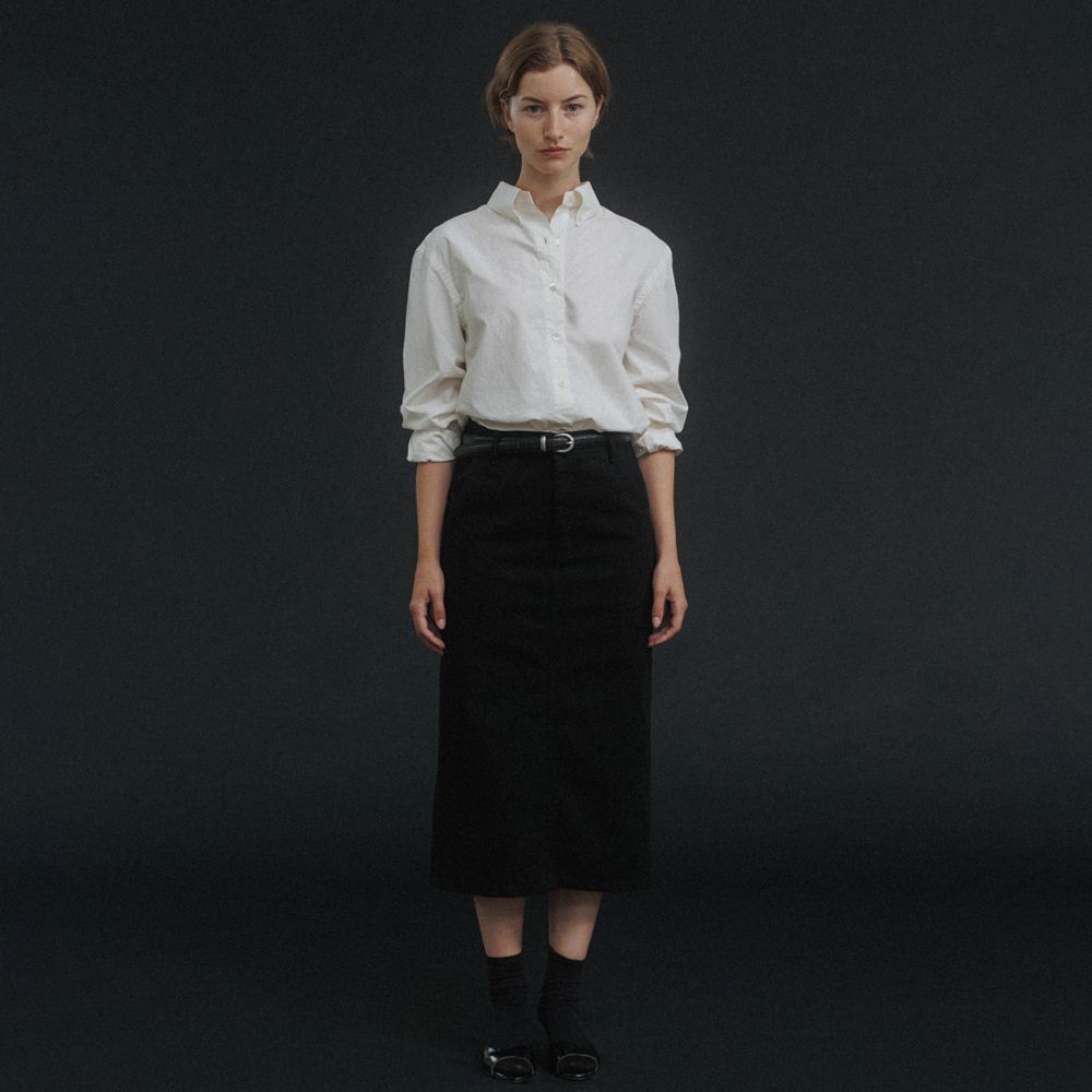 H-line long skirt (Washed black) - 감도 깊은 취향 셀렉트샵 29CM