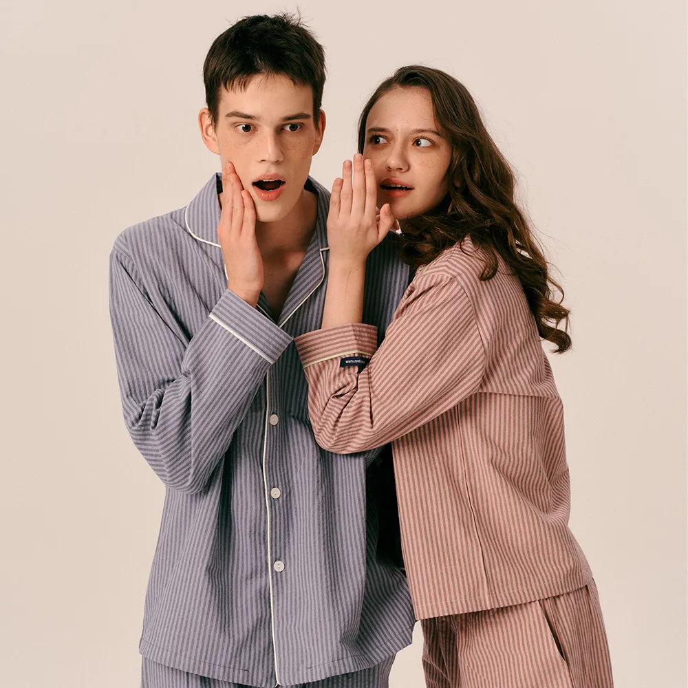 클라시컬 씬 스트라이프 파자마 [커플] 2SET 2C - 감도 깊은 취향 셀렉트샵 29CM