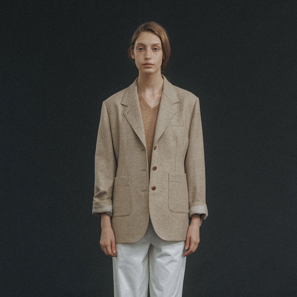 British moon tweed jacket (Beige) - 감도 깊은 취향 셀렉트샵 29CM