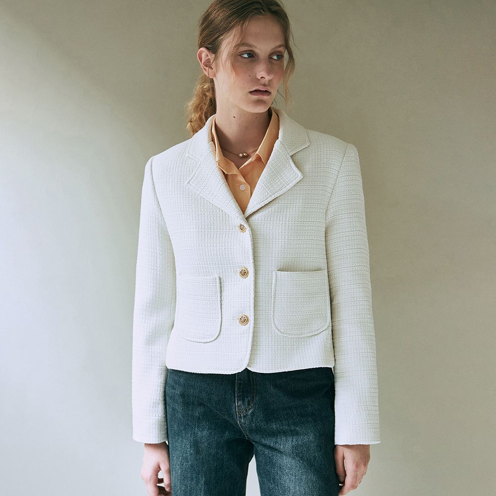 TAILORED TWEED JACKET_CREAM - 감도 깊은 취향 셀렉트샵 29CM