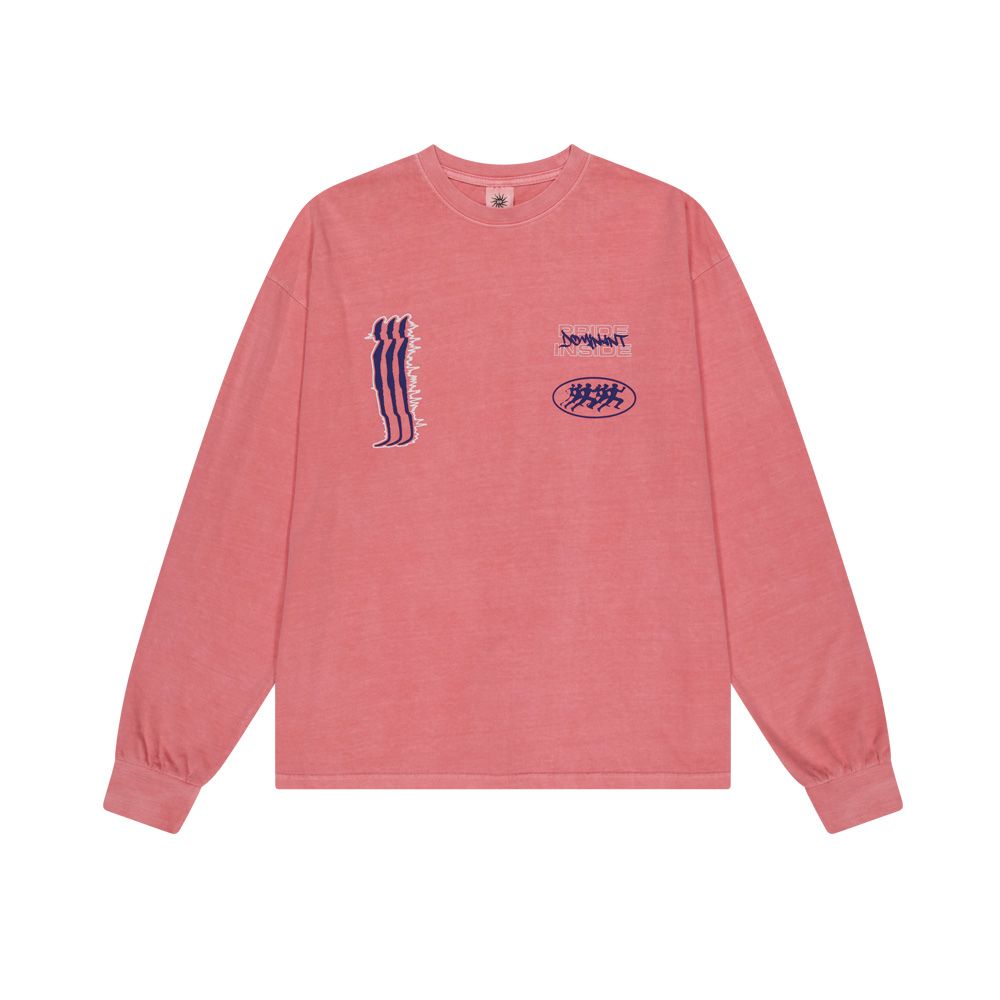 [16s Cotton]RP Pigment Washing Long Sleeve_Blossom Pink - 감도 깊은 취향 셀렉트샵 ...