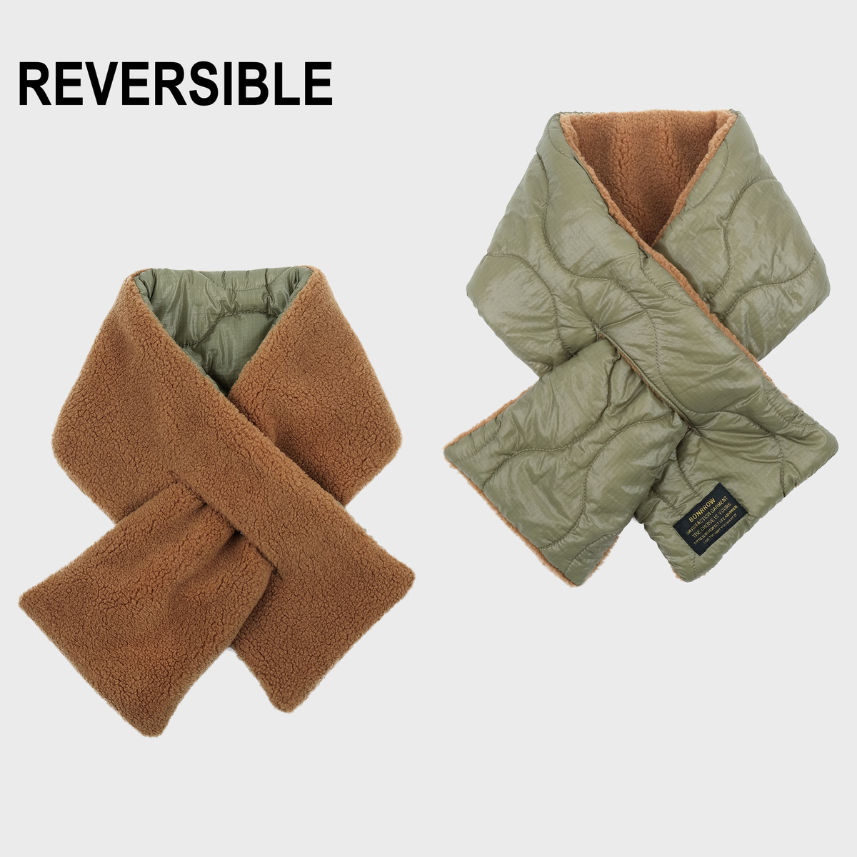 BONRROW MUFFLER_FLEECE BROWN - 감도 깊은 취향 셀렉트샵 29CM