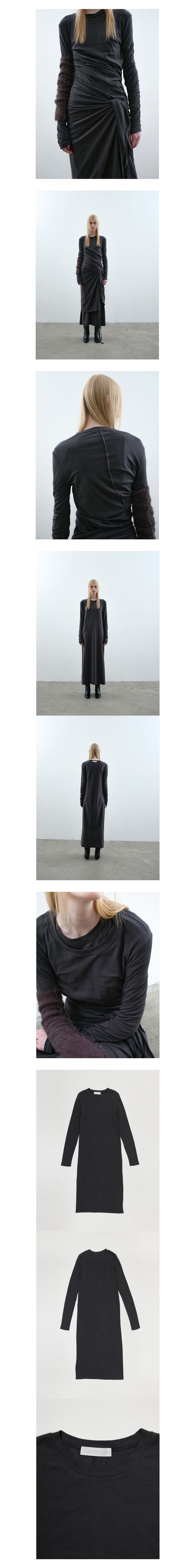 JERSEY MAXI DRESS IN CHARCOAL - 감도 깊은 취향 셀렉트샵 29CM