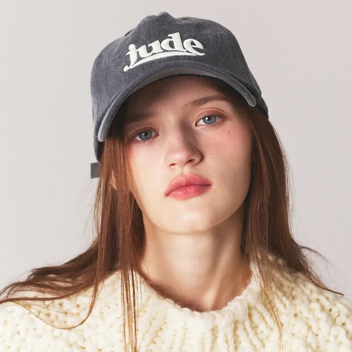JUDE LOGO CAP 딥그레이 워싱 - 감도 깊은 취향 셀렉트샵 29CM