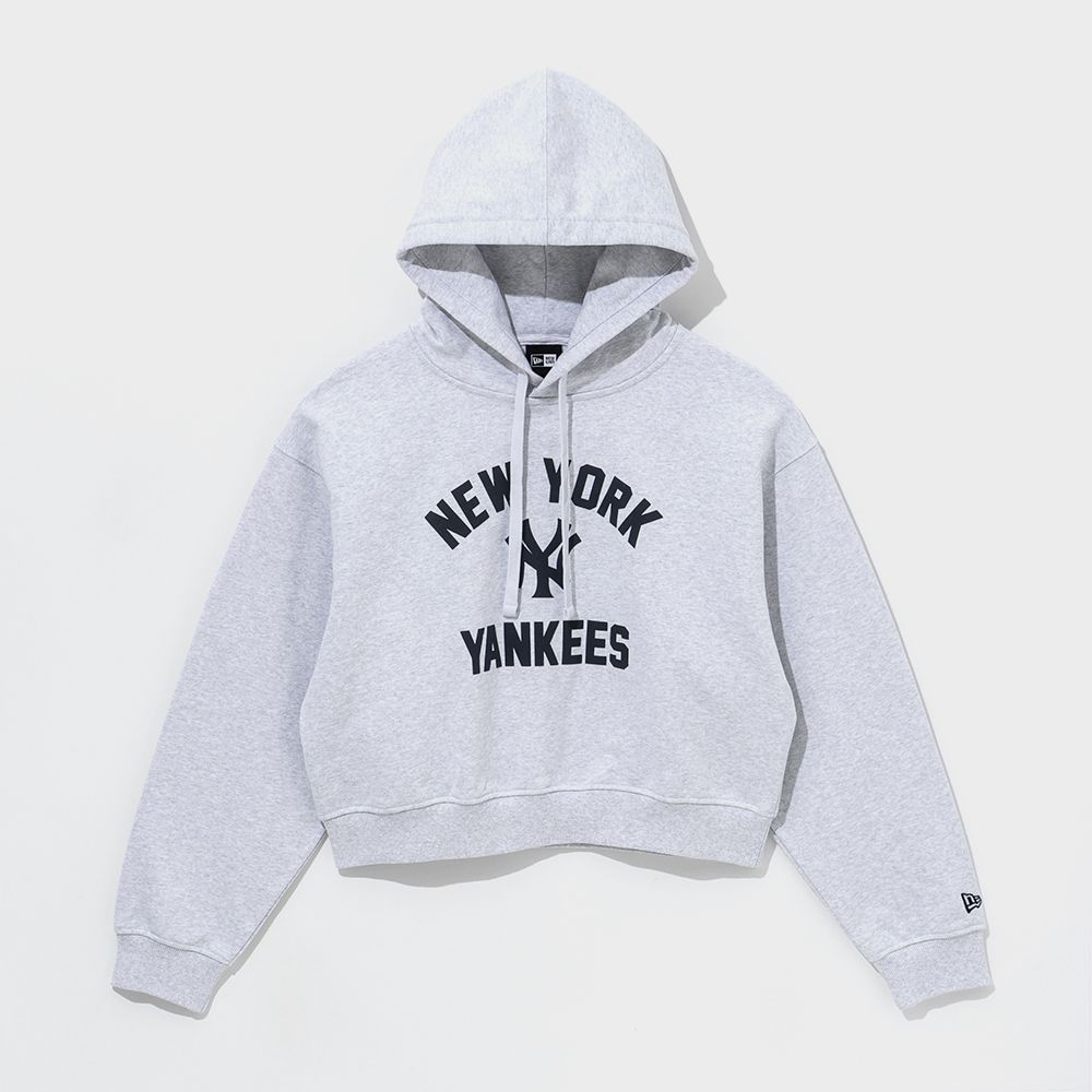 [29CM 단독] AP MLB ARCH LOGO CROP HOOD NEYYAN (H.GREY) - 감도 깊은 취향 셀렉트샵 29CM