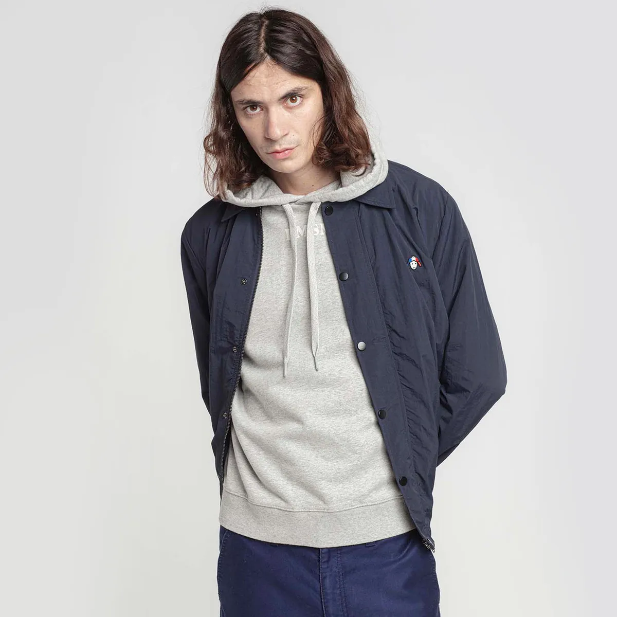 VIGANE - Wind Breaker_Navy - 감도 깊은 취향 셀렉트샵 29CM