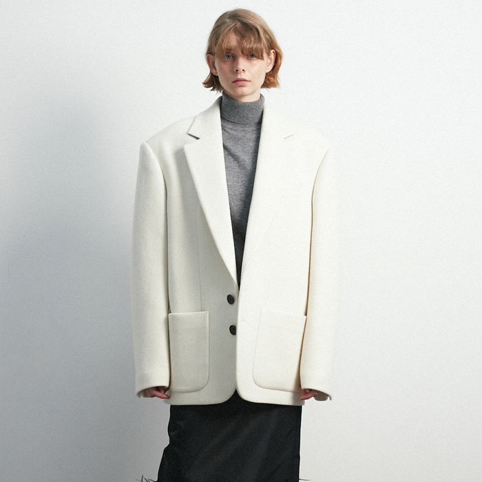 Classic Oversized Heavy Wool Jacket / Ivory - 감도 깊은 취향 셀렉트샵 29CM