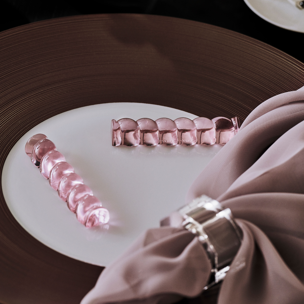 TL 크리스탈 수저받침 (2PCS) 피오니 핑크 - 감도 깊은 취향 셀렉트샵 29CM