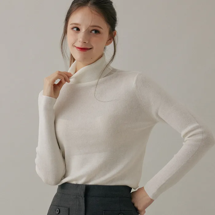 Basic Wool Turtleneck_ivory - 감도 깊은 취향 셀렉트샵 29CM