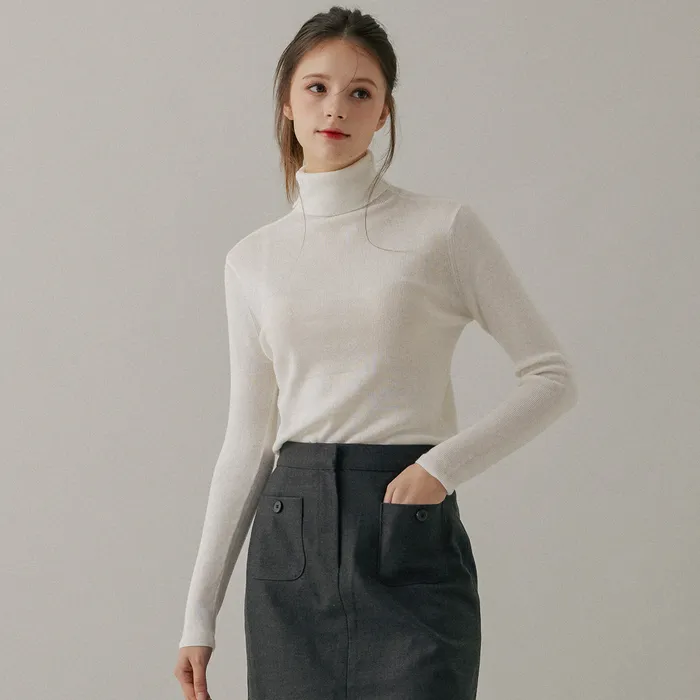 Basic Wool Turtleneck_ivory - 감도 깊은 취향 셀렉트샵 29CM