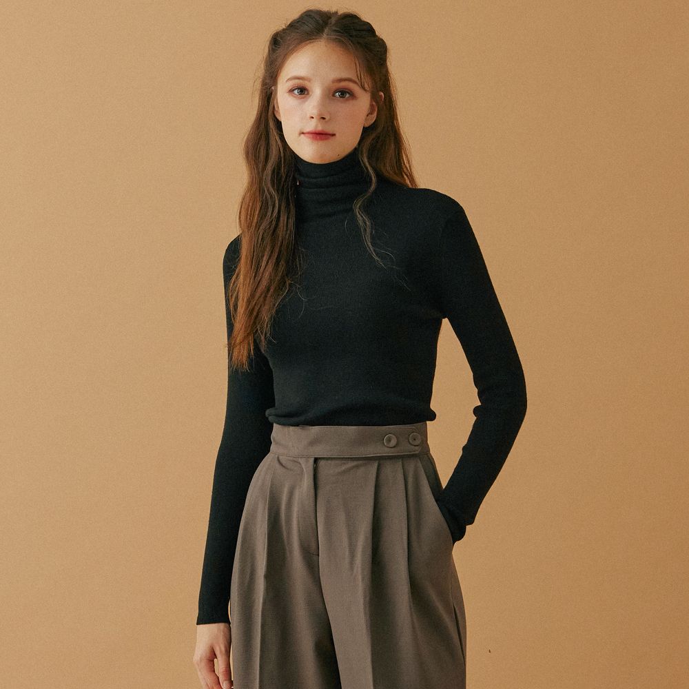 Basic Wool Turtleneck_black - 감도 깊은 취향 셀렉트샵 29CM
