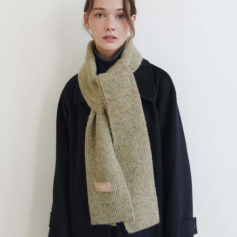 heavy wool bokashi muffler (M018_light khaki) - 감도 깊은 취향 셀렉트샵 29CM