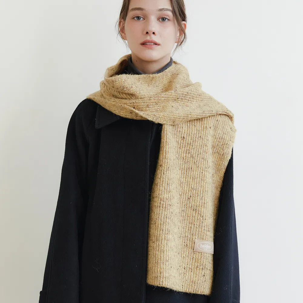 heavy wool bokashi muffler (M018_mustard) - 감도 깊은 취향 셀렉트샵 29CM