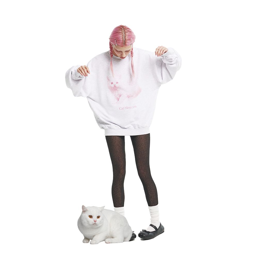 CAT BLESS YOU MTM_LIGHT GRAY - 감도 깊은 취향 셀렉트샵 29CM