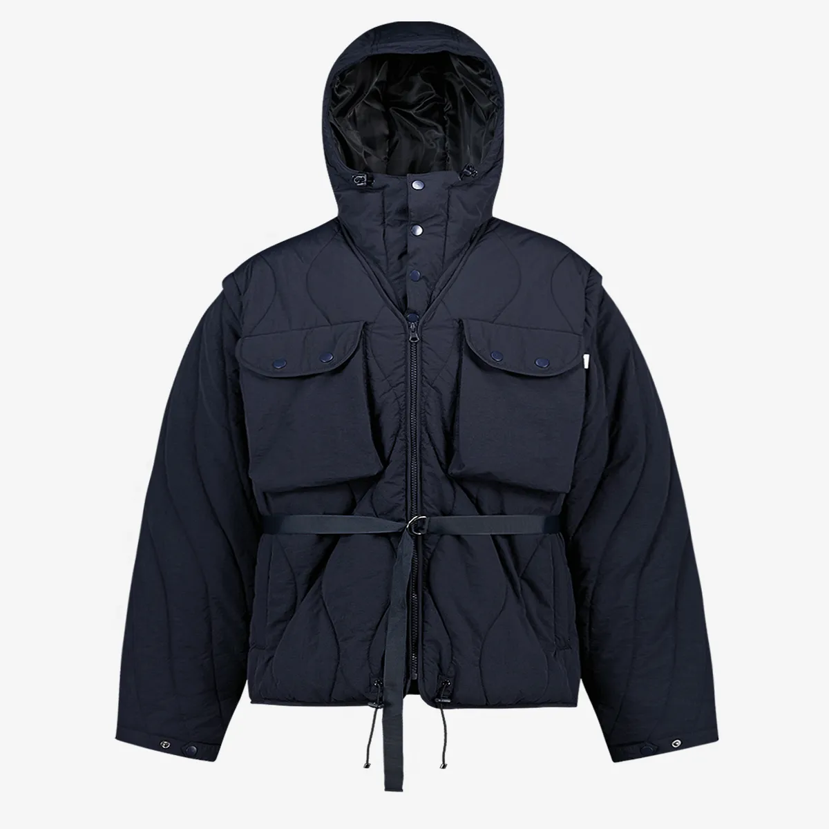 [BEBUMS] Multi Layered Field Parka (Navy) - 감도 깊은 취향 셀렉트샵 29CM