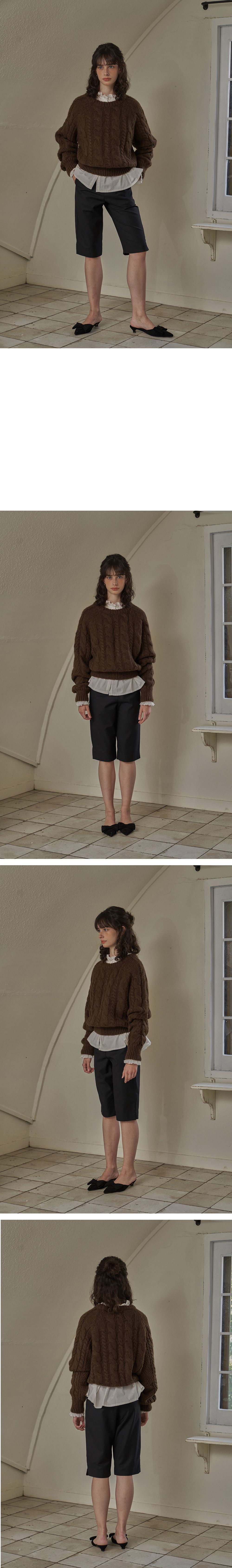 Robin cable knit_brown - 감도 깊은 취향 셀렉트샵 29CM