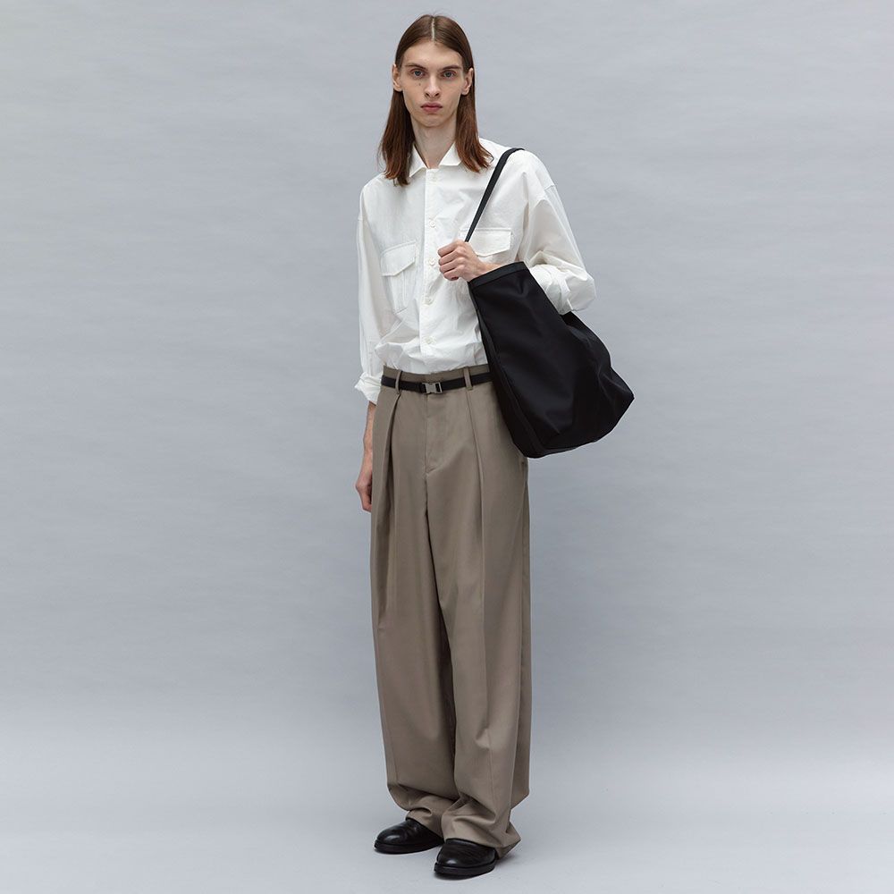 seasonless wide tuck slacks (dove beige) - 감도 깊은 취향 셀렉트샵 29CM