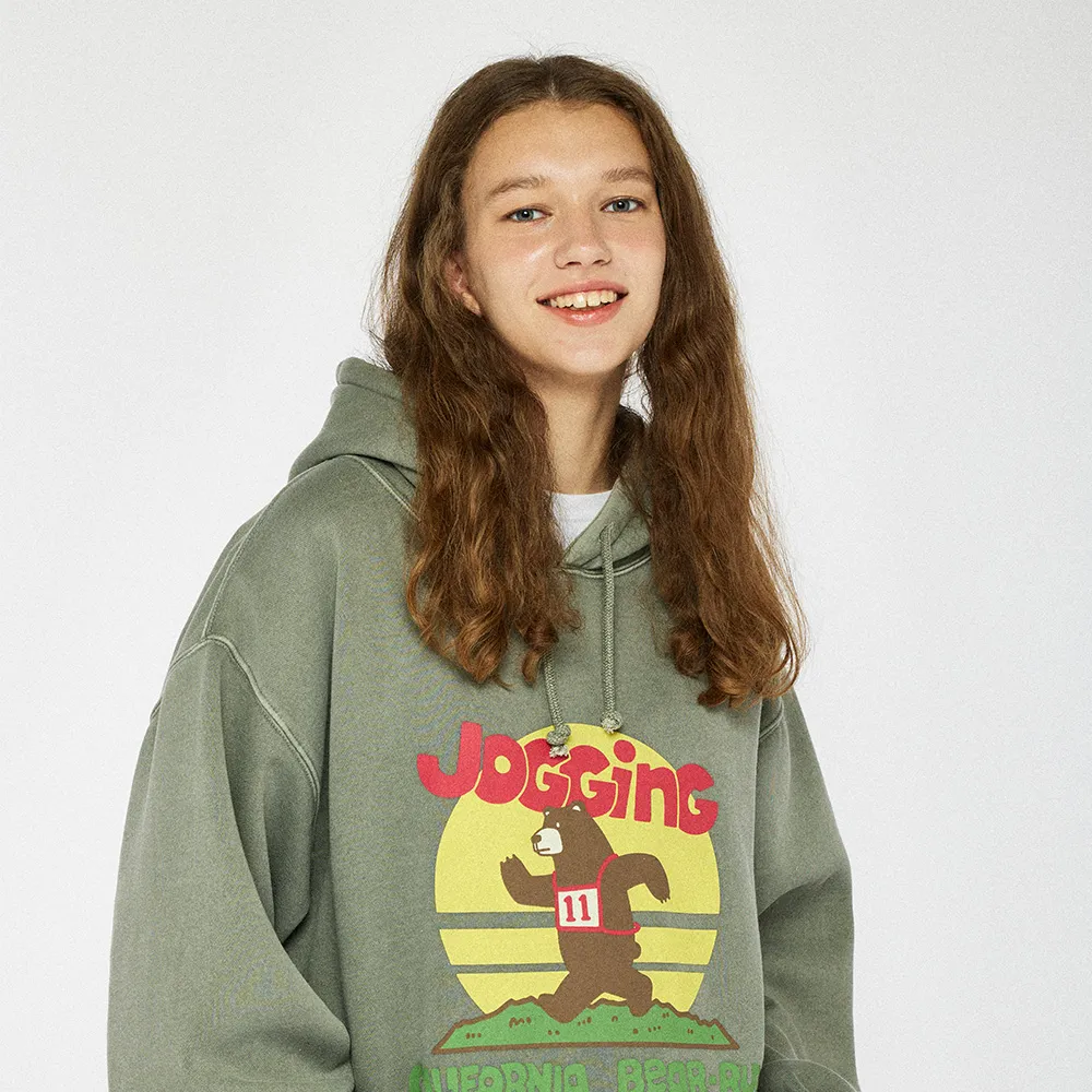 JOGGING BEAR-RUN HOODIE (3 COLORS) - 감도 깊은 취향 셀렉트샵 29CM