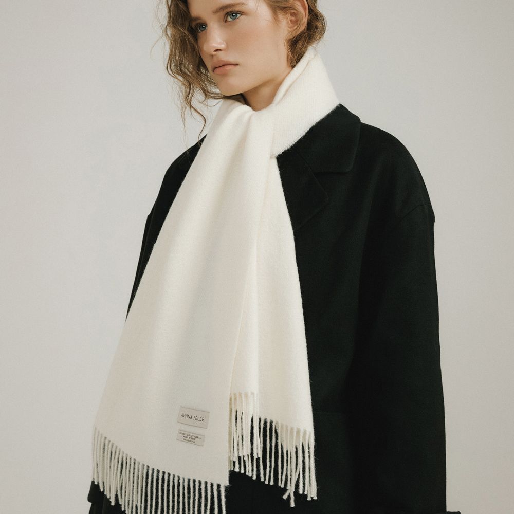 Royal Baby Alpaca Muffler - Ivory - 감도 깊은 취향 셀렉트샵 29CM