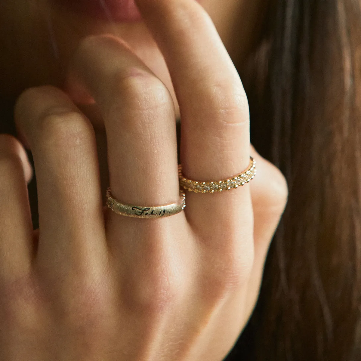 14K matt Q letter ring - 감도 깊은 취향 셀렉트샵 29CM