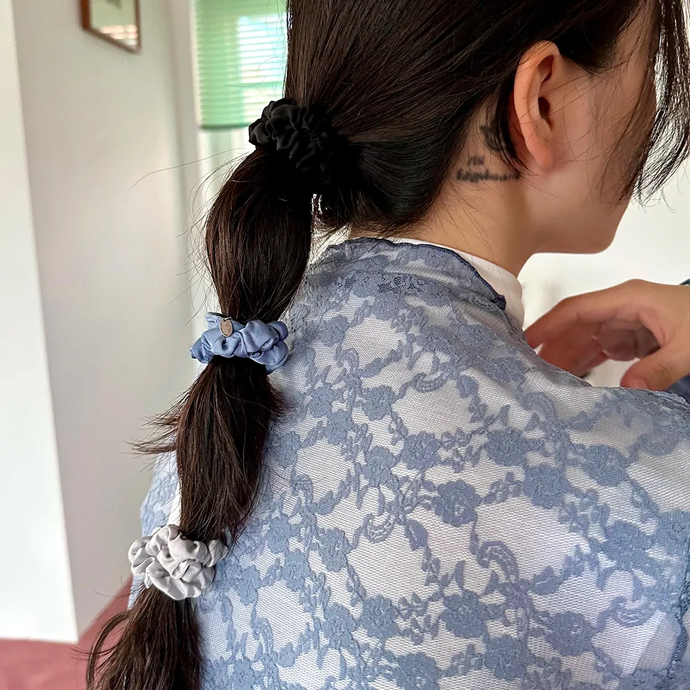 [1+1] mini pleats scrunchie - 4color - 감도 깊은 취향 셀렉트샵 29CM