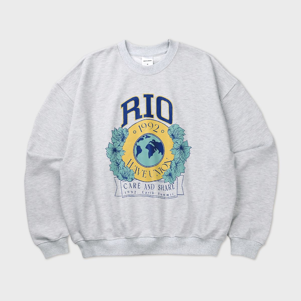 Rio Oversized fit Sweatshirt heather gray - 감도 깊은 취향 셀렉트샵 29CM