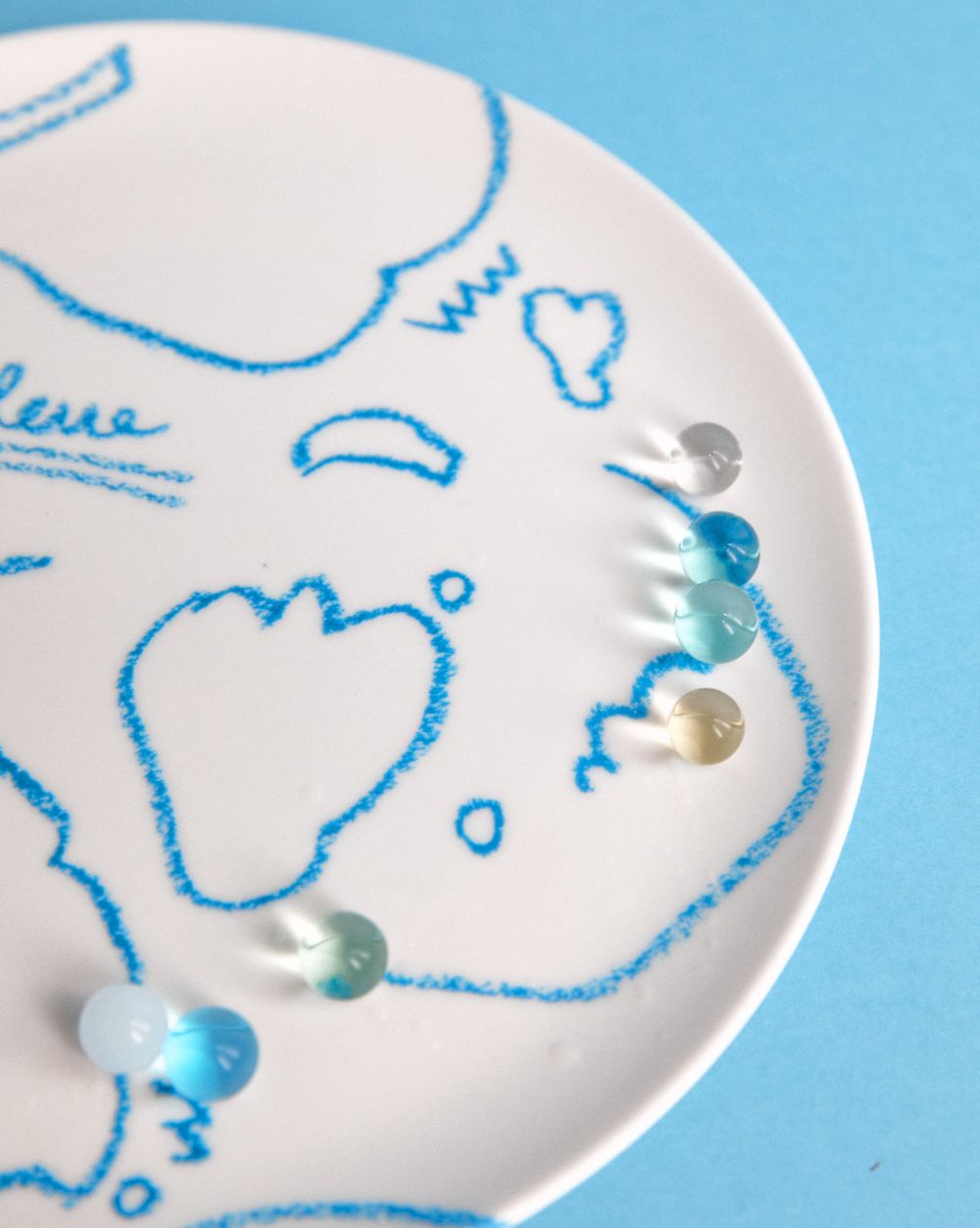 [제니아테일러x 블루아워] 사이드플레이트 2p세트 (앱스트랙트,플로럴) - 감도 깊은 취향 셀렉트샵 29CM