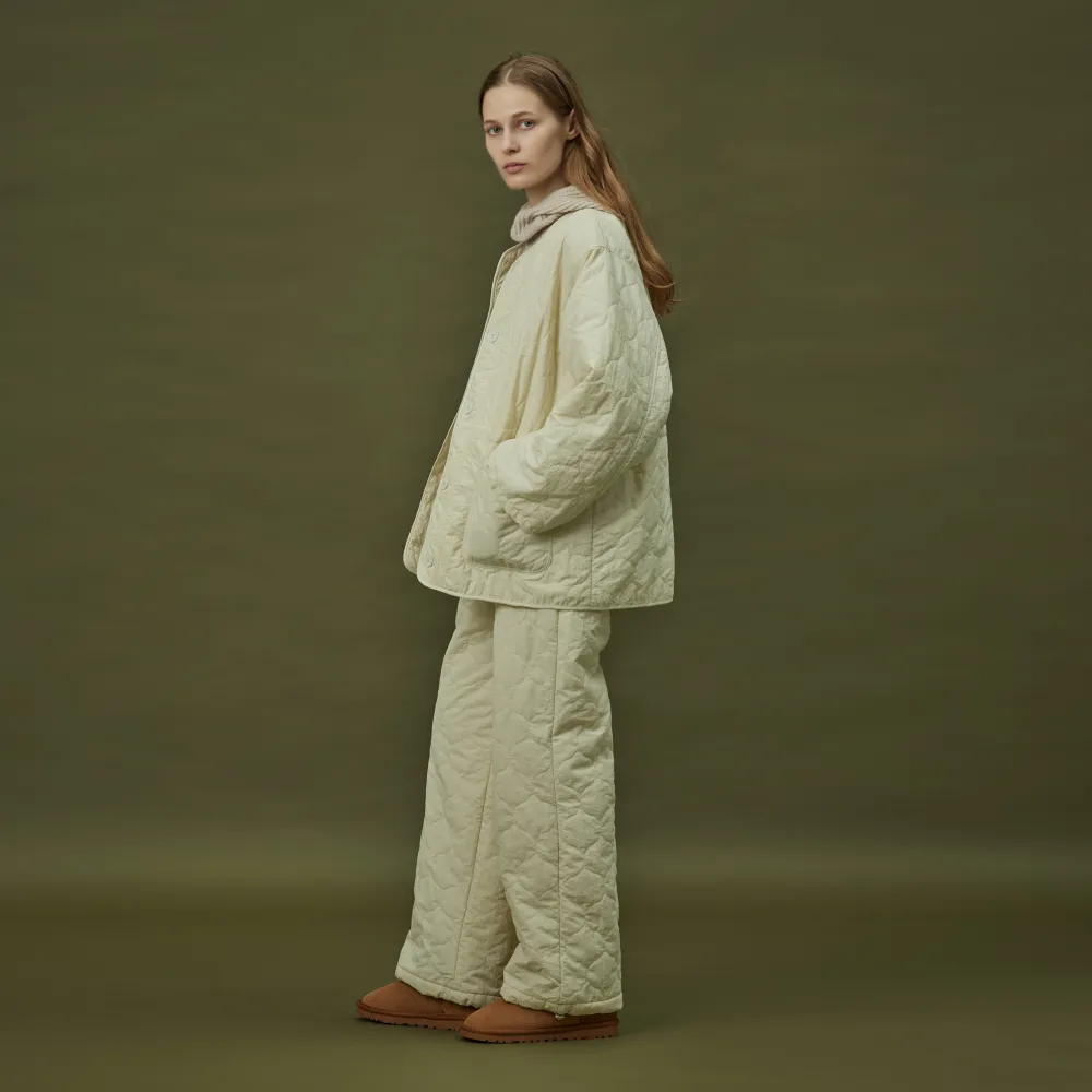 QUILTING PADDING PANT_ivory (women) - 감도 깊은 취향 셀렉트샵 29CM