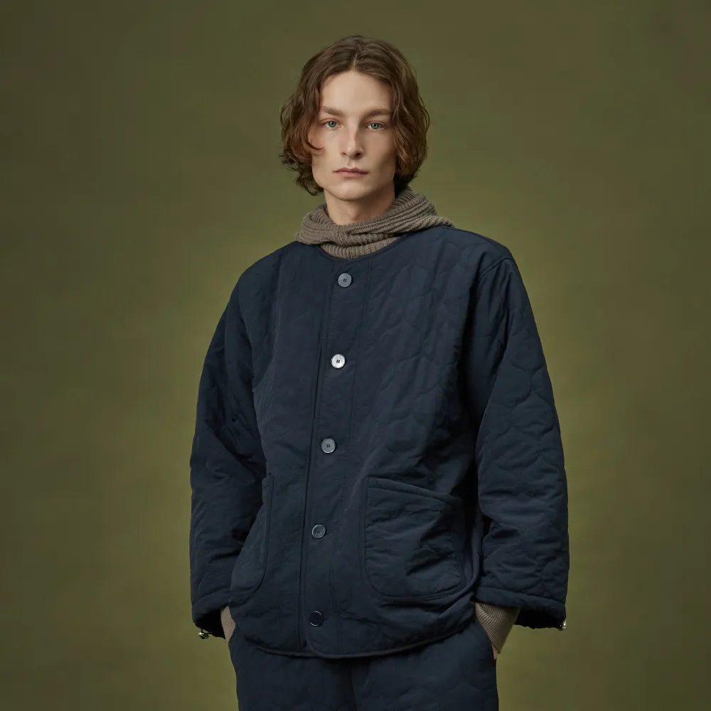 QUILTING PADDING JACKET_navy (men) - 감도 깊은 취향 셀렉트샵 29CM