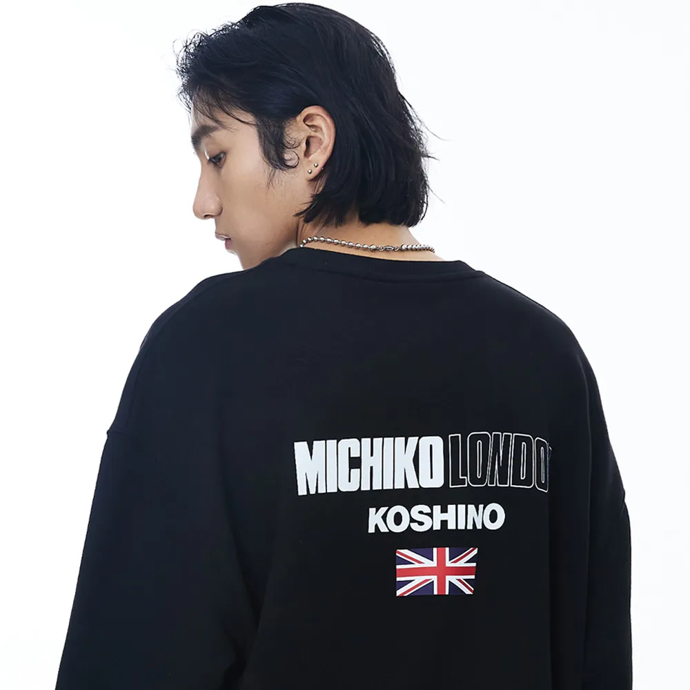 SIGNATURE BACK LOGO SWEATSHIRT BLACK_UNISEX - 감도 깊은 취향 셀렉트샵 29CM