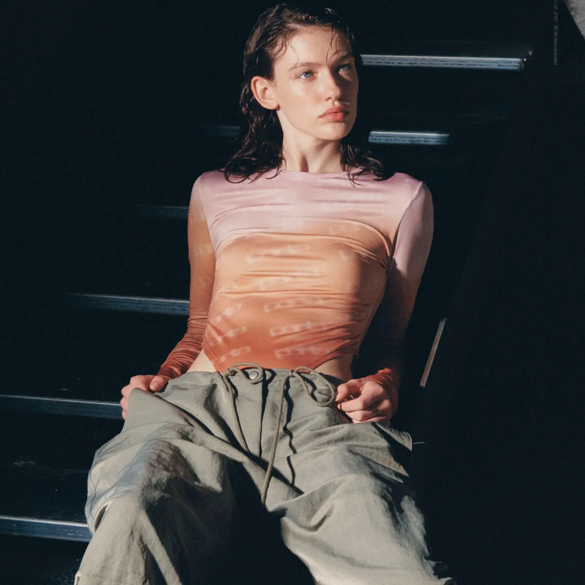 PORTA GRAPHIC BODYSUIT, ORANGE - 감도 깊은 취향 셀렉트샵 29CM