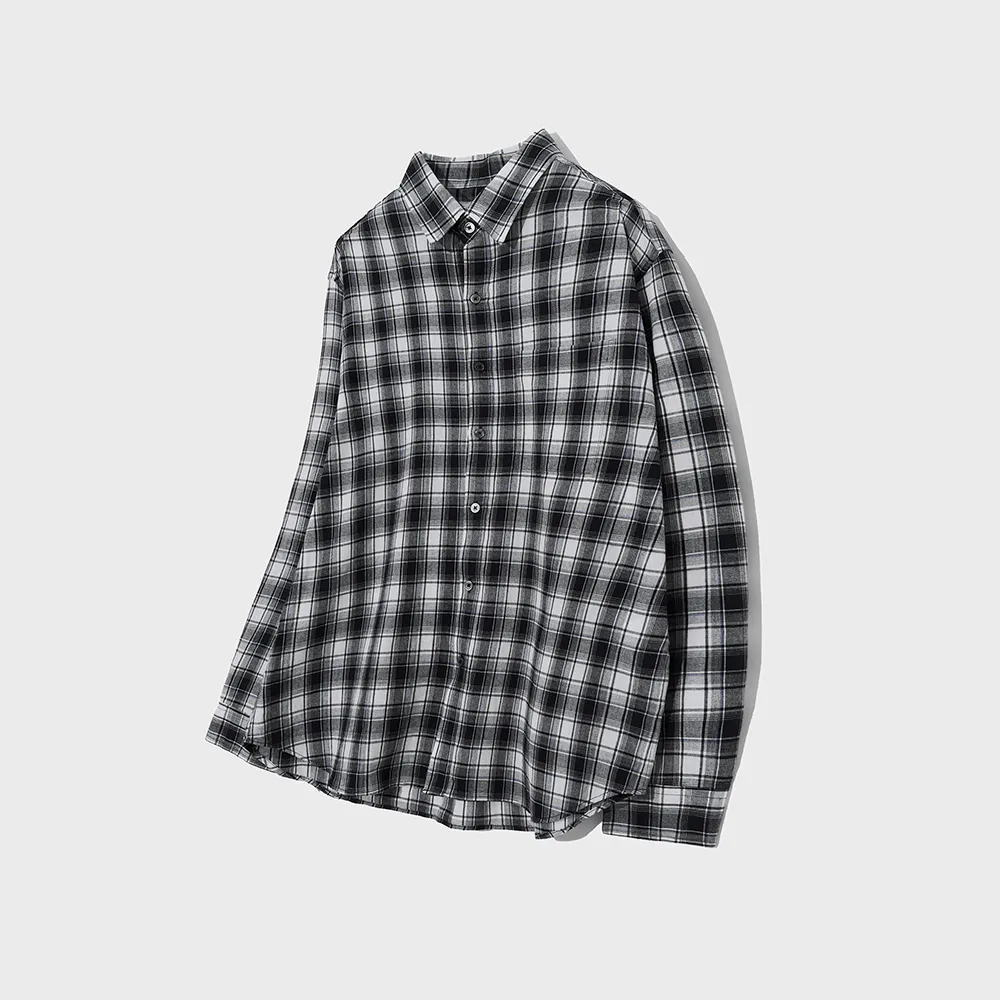 OLIVER Check Shirts (Black) - 감도 깊은 취향 셀렉트샵 29CM