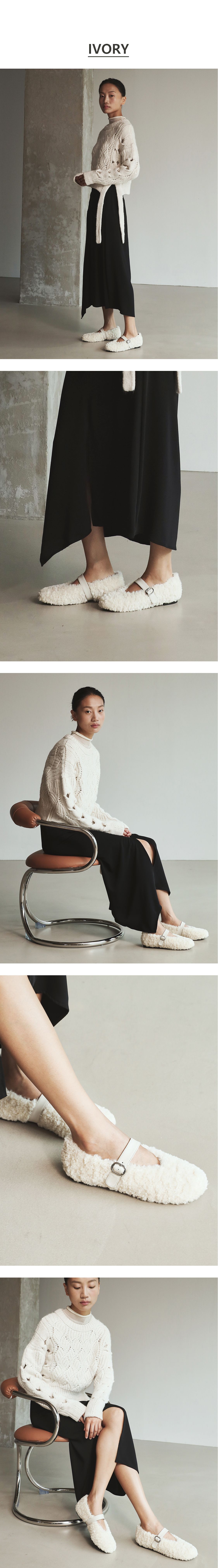 토푸 시어링플랫 Tofu Shearing Flat Shoes 23F57IV - 감도 깊은 취향 셀렉트샵 29CM