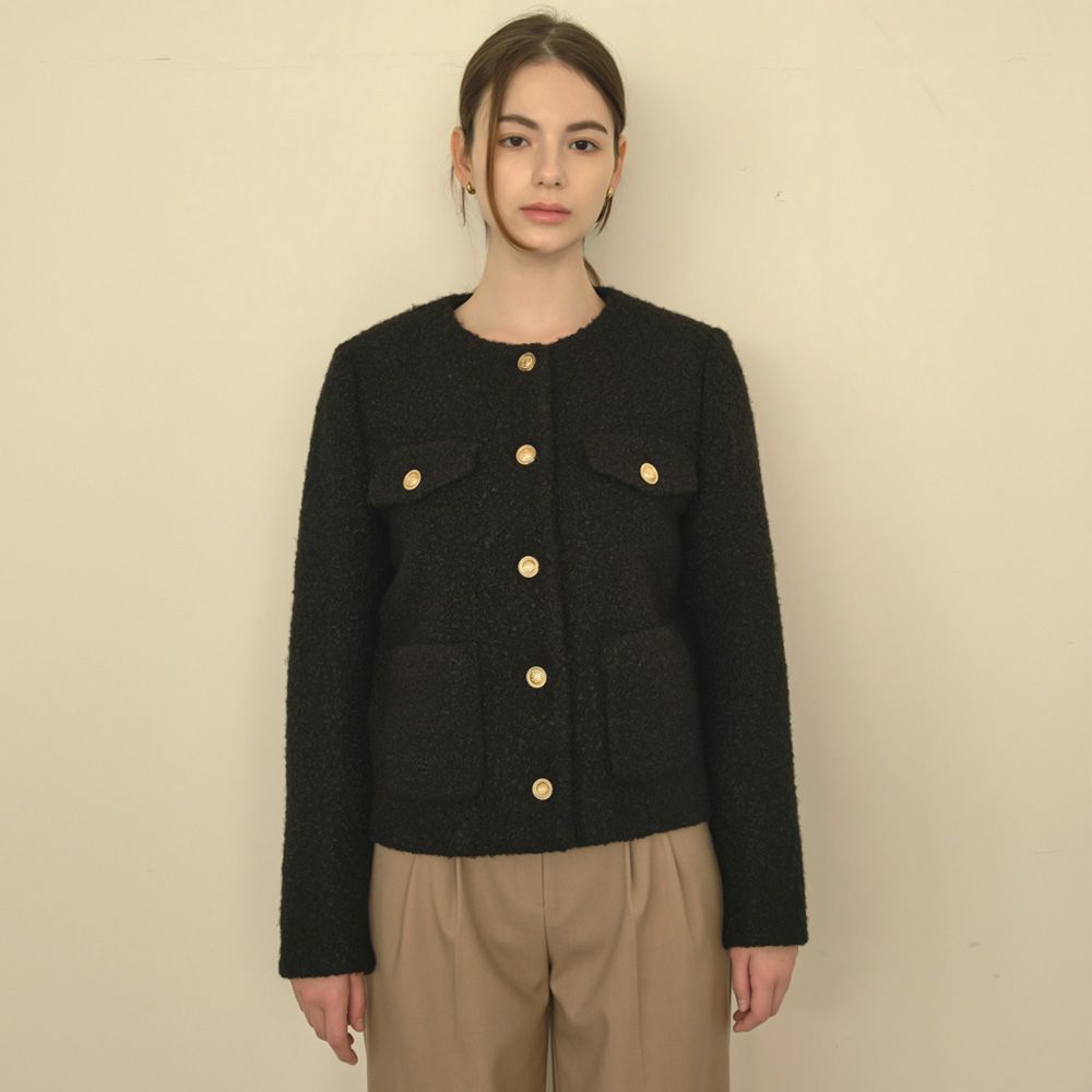 [23FW] Lautre Emma Black Boucle Jacket - 감도 깊은 취향 셀렉트샵 29CM
