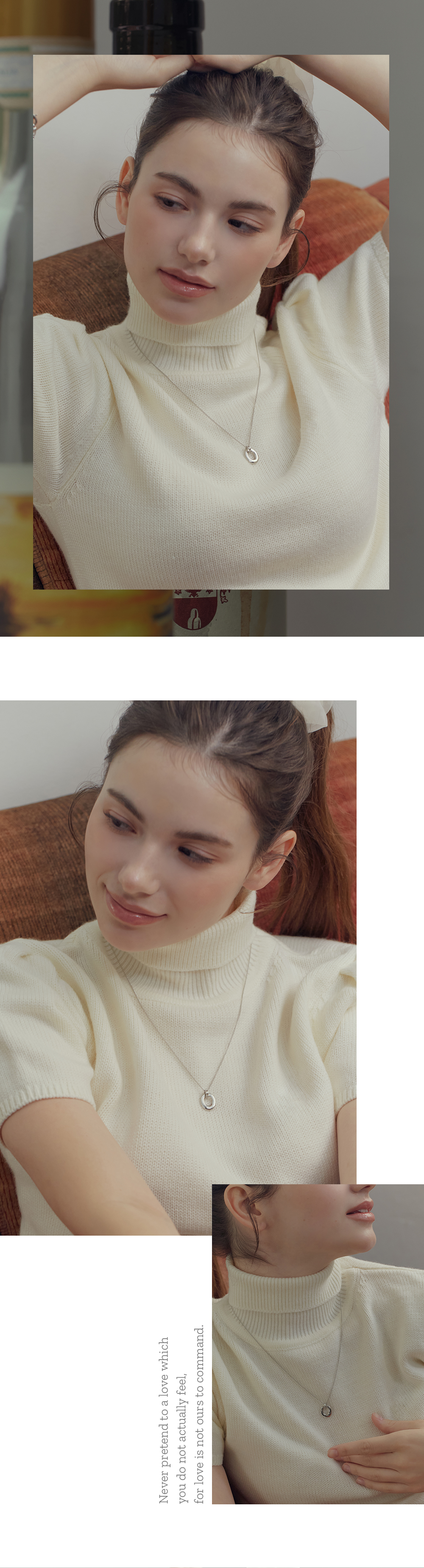 볼드 도넛 펜던트 링 목걸이 (24k도금) - 감도 깊은 취향 셀렉트샵 29CM