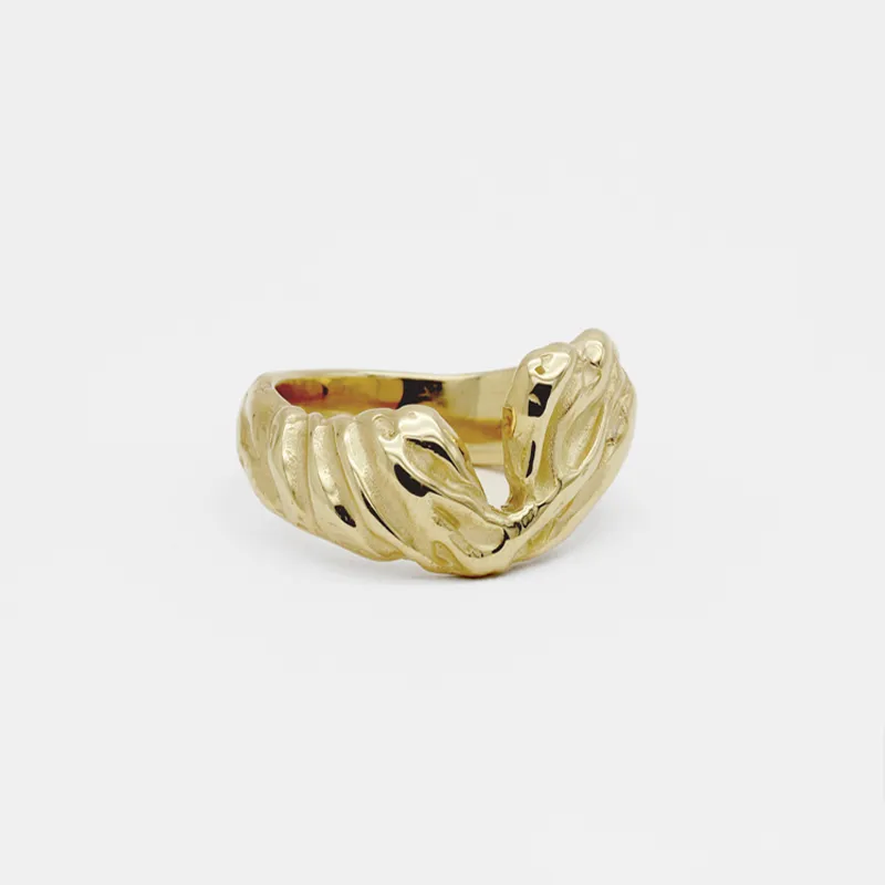 Wide Leaf Ring_ R14[Gold] - 감도 깊은 취향 셀렉트샵 29CM