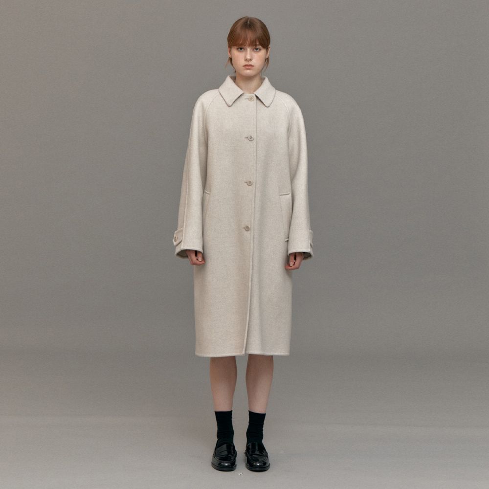BALMACAAN HANDMADE LONG COAT (OAT GRAY) - 감도 깊은 취향 셀렉트샵 29CM