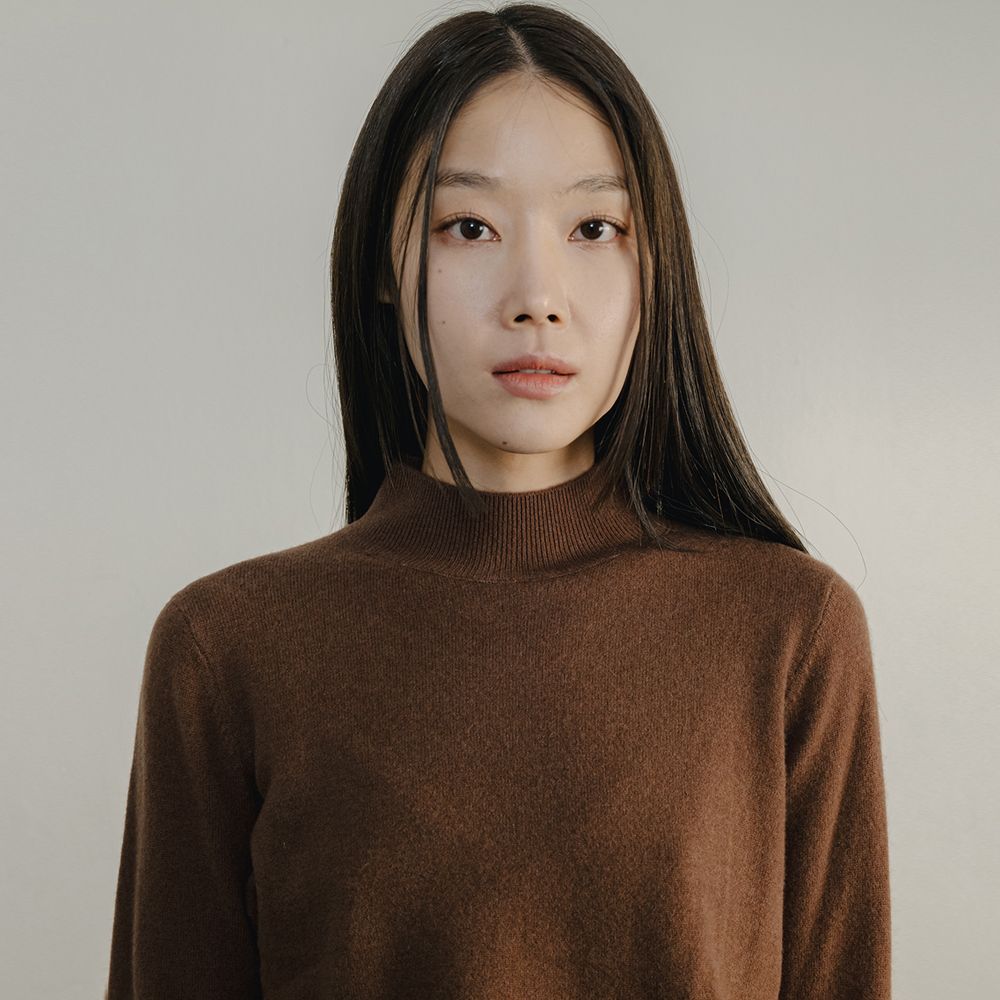 Cashmere Half Turtleneck Brown Knit - 감도 깊은 취향 셀렉트샵 29CM