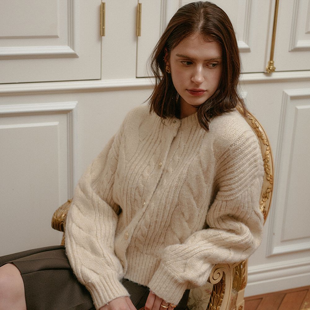 셀리 케이블 니트 가디건 / CELI CABLE KNIT CARDIGAN_3colors - 감도 깊은 취향 셀렉트샵 29CM