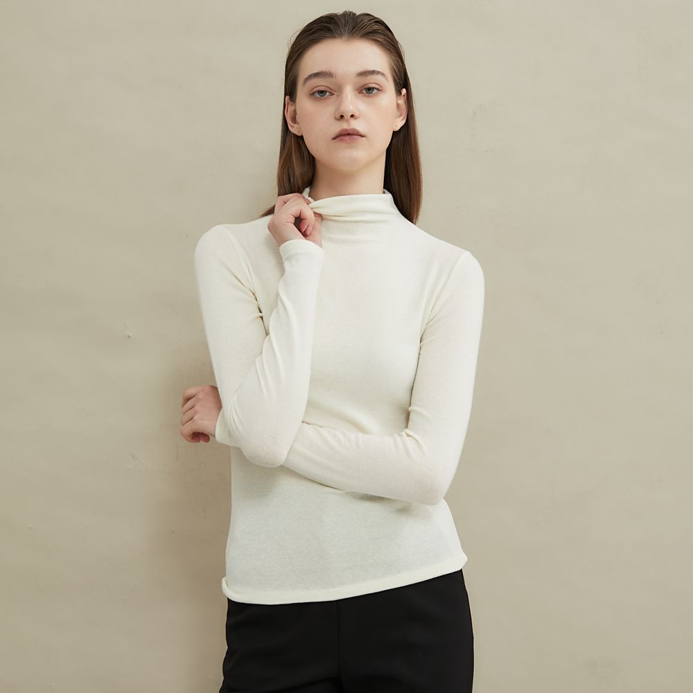 Wool Half-Turtleneck Ivory - 감도 깊은 취향 셀렉트샵 29CM