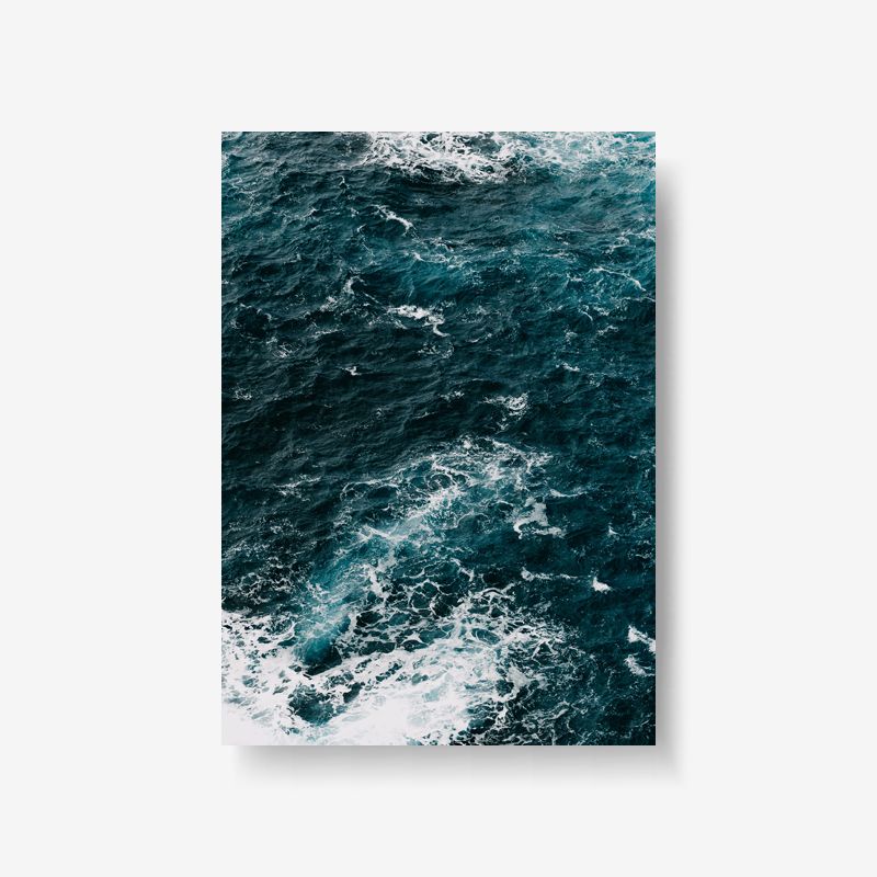 [dark green wave poster] 윤슬 바다 물결 파도 감성 포스터 - 감도 깊은 취향 셀렉트샵 29CM